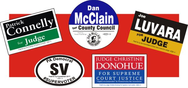 Lapel Stickers | Custom Political Stickers, Sticker Printing | Custom ...