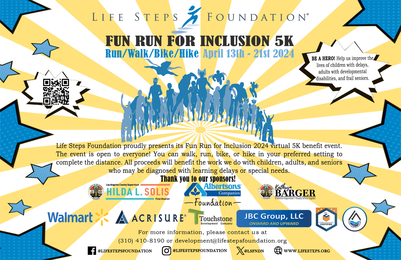 6th Fun Run 2024 Supporters : Fun Run for Inclusion : Events : News ...