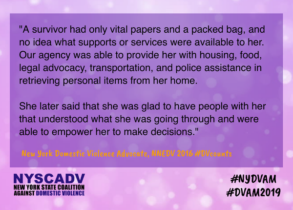 Domestic Violence Awareness Month 2018