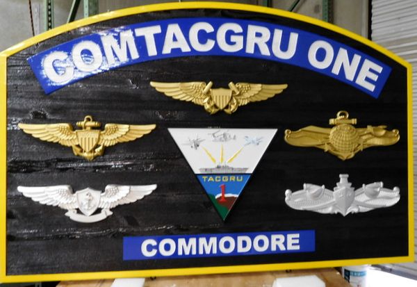 Military Carved Wood Plaques for Units & Individuals