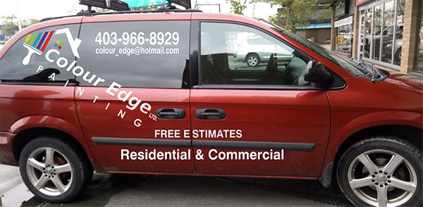 Vinyl Vehicle Decals | Alberta Printing Calgary