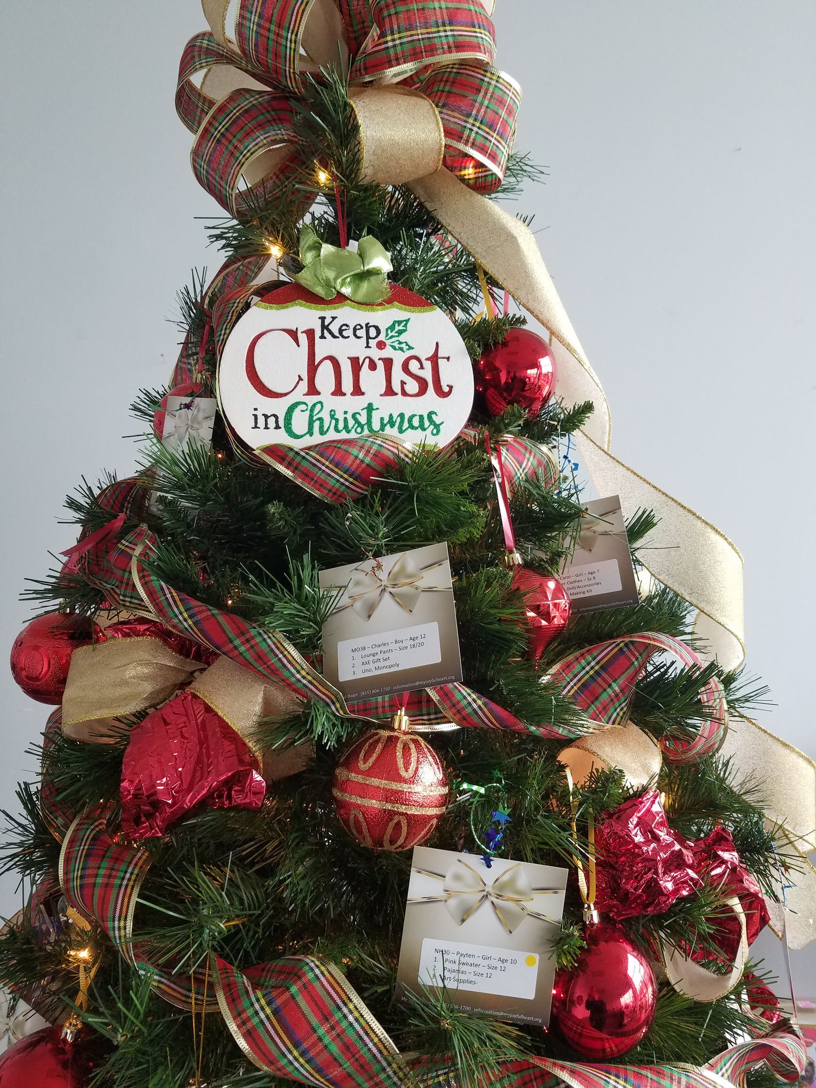 2018 Giving Tree : Photo Gallery : What We Do : My Joyful Heart