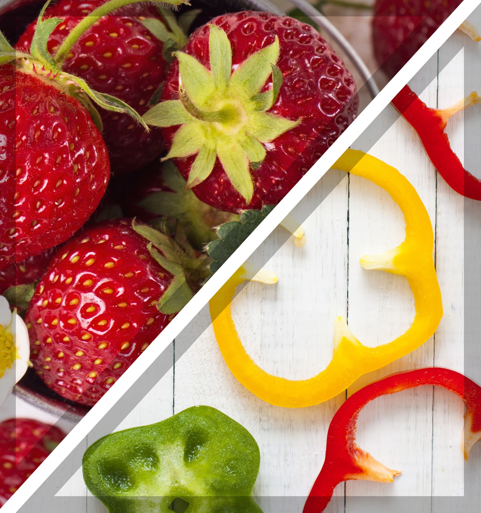 Color Splash Food Murals | Cafeteria Signs | Descon Custom Signs