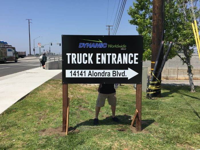 Warehouse Signs | receiving | logistics | Orange County, Los Angeles