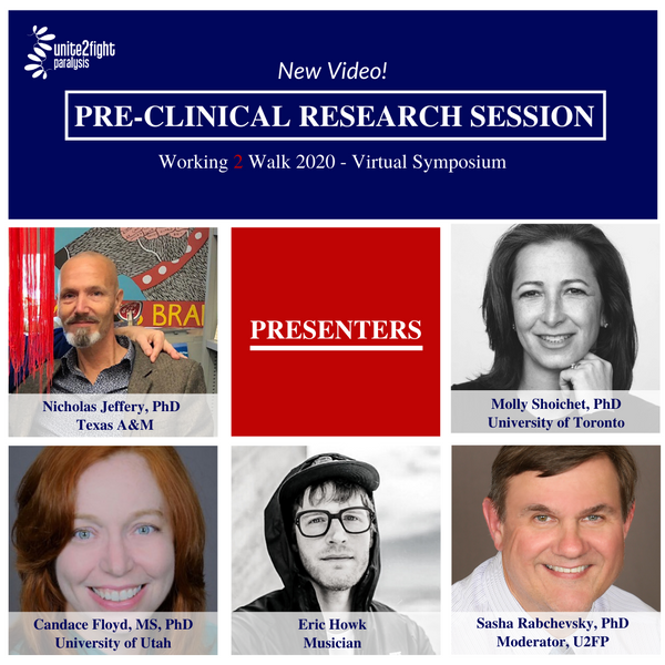 Pre-Clinical Research Video now available - Working 2 Walk 2020