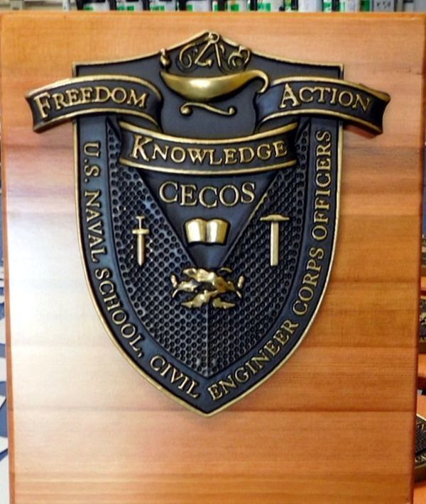 Military Carved Wood Plaques for Units & Individuals