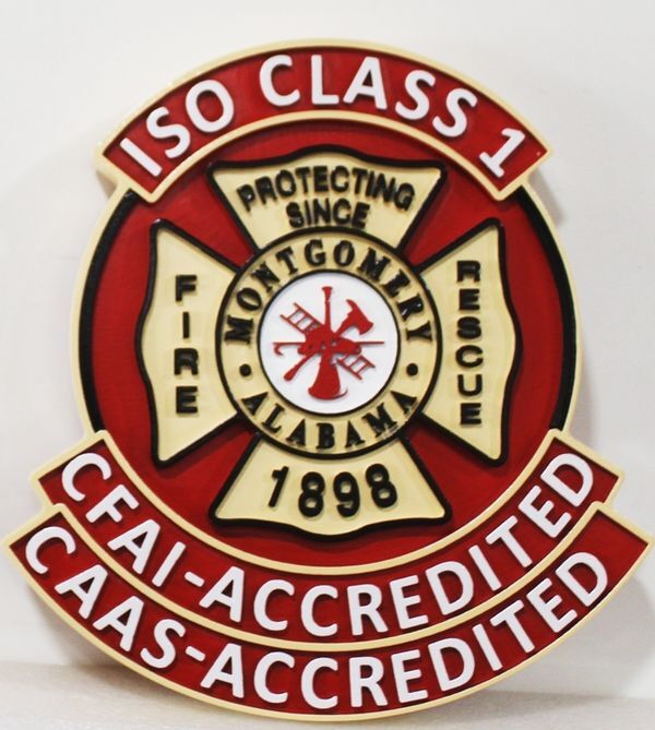3D Brass,Silver, Painted Firefighter Badge & Patch Plaques