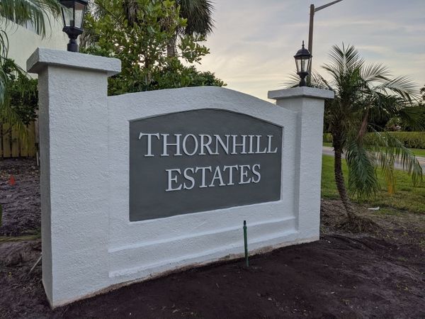 Community Entrance Signs | Boca Raton Sign Company - Sign Partners