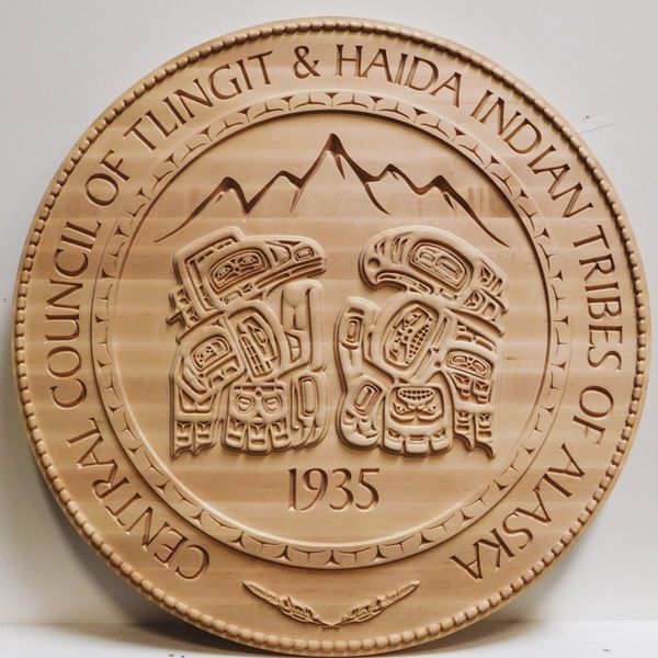 3-D Wood, Metal or Painted Plaques of Seals for Any Native American Group