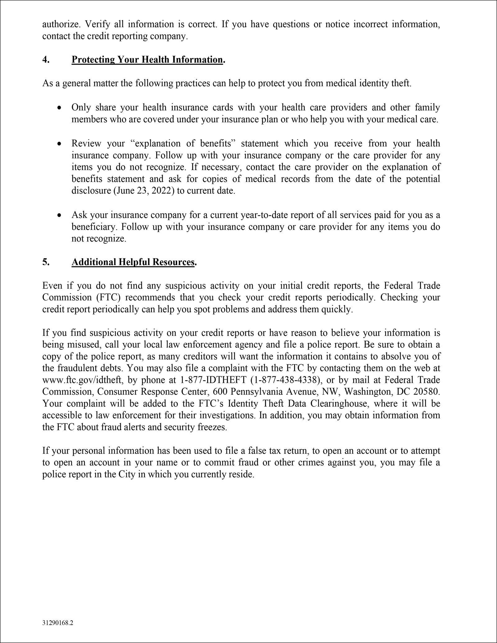 Notice of Data Security Incident : Patient Services : Southwest ...