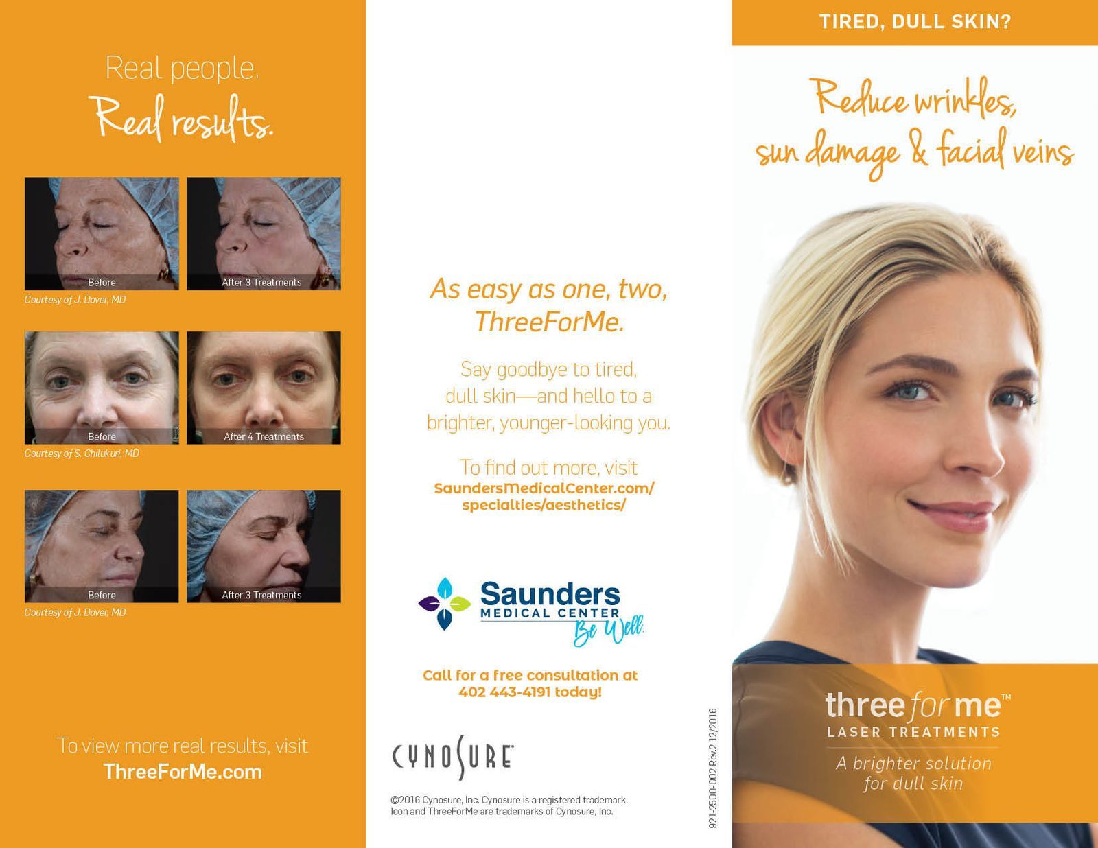 Three For Me Laser Skin Treatment | Saunders Medical Center