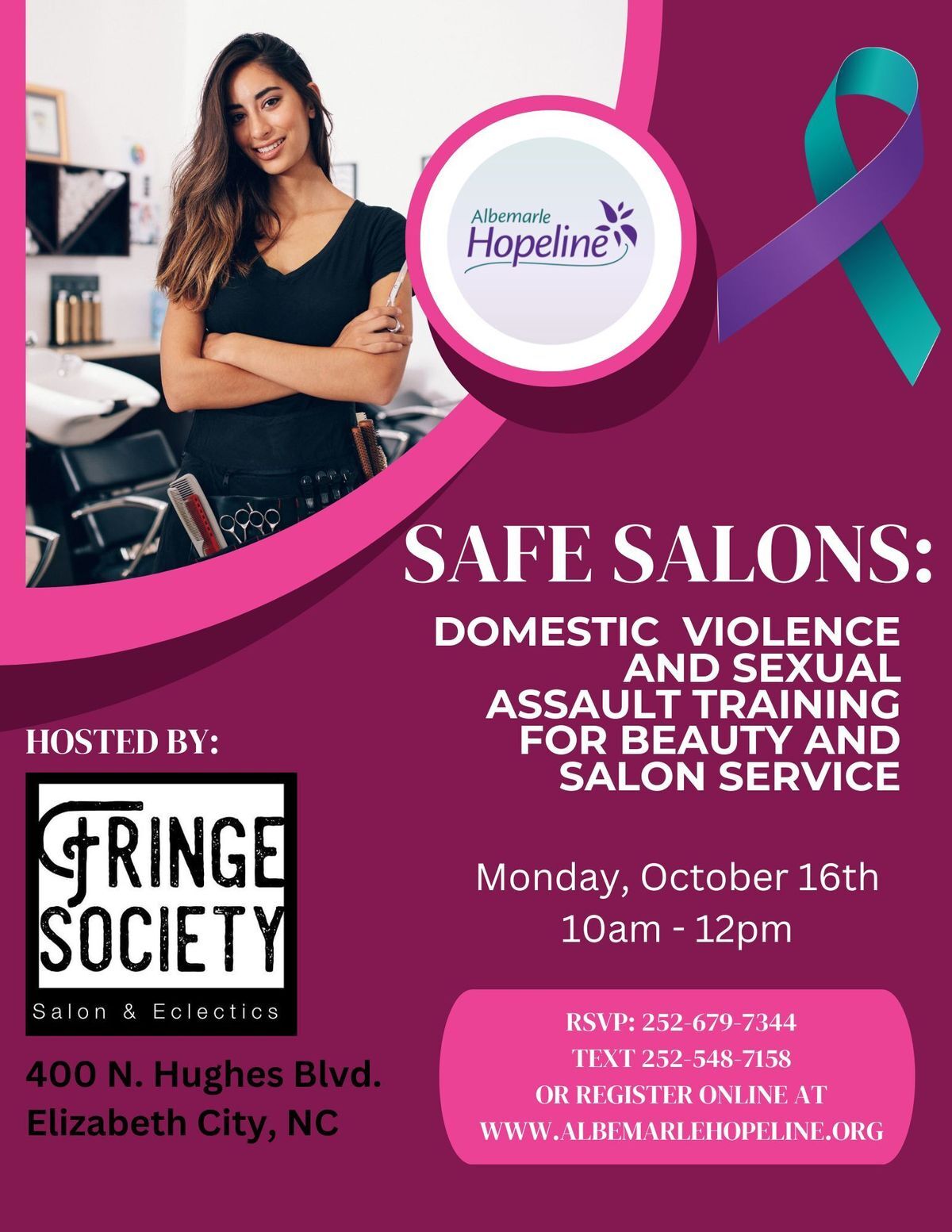 Safe Salons: Domestic Violence and Sexual Assault Training for Beauty and Salon Service ...