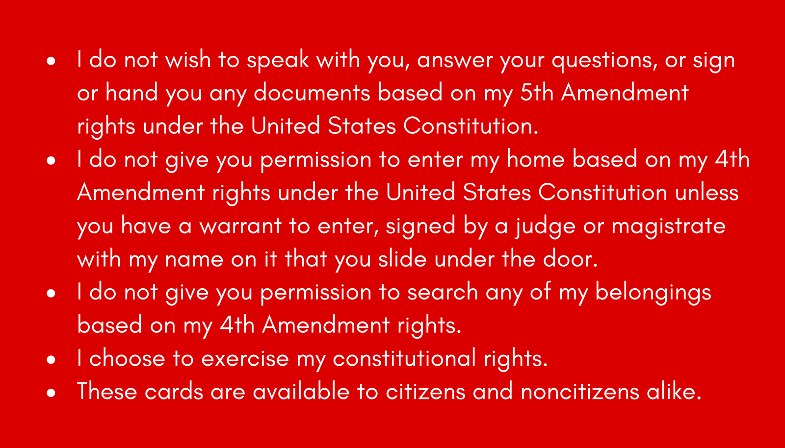 Know Your Rights : What We Do : Catholic Charities of Northwest California