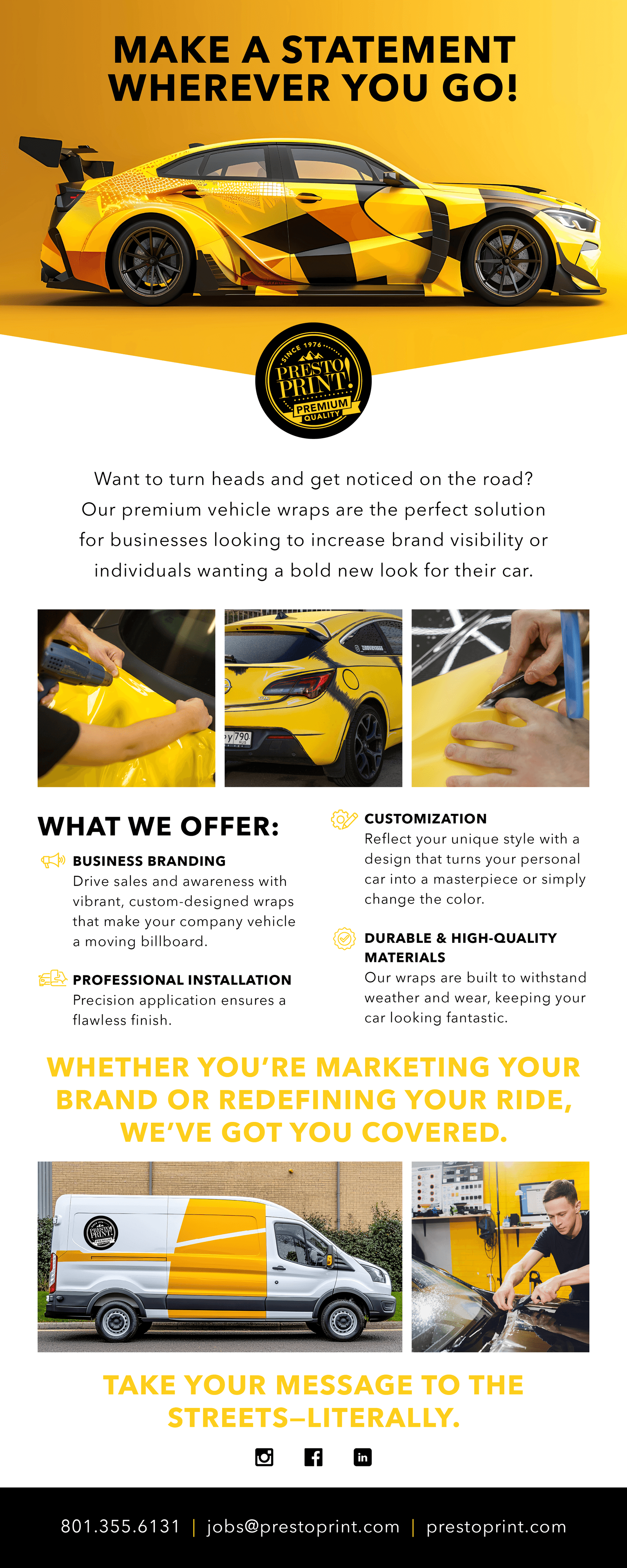 Printing Business in Salt Lake City | Presto Print