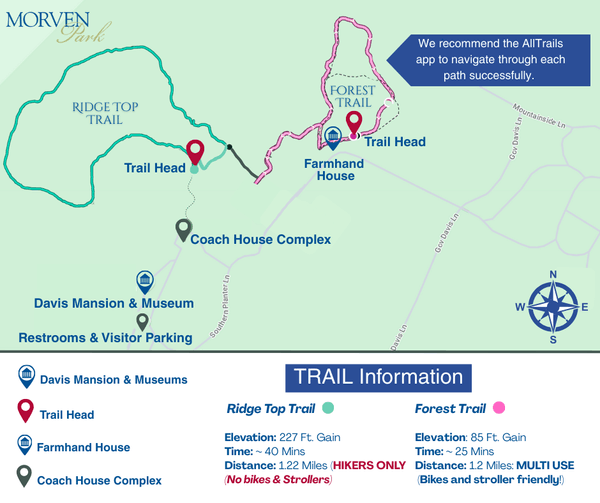 Additional Maps : Plan Your Visit : Mansion & Grounds : Morven Park