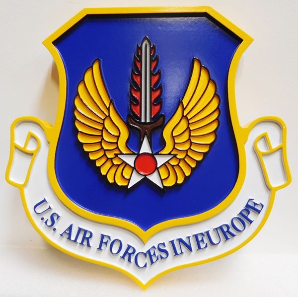 3D Painted, Wood, Bronze, Brass, Silver Air Force Plaques