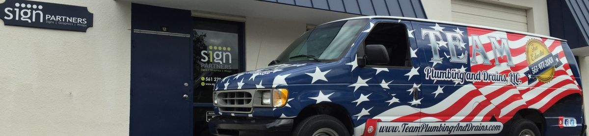 Full vehicle wrap as a marketing tool for TEAM in Boca Raton