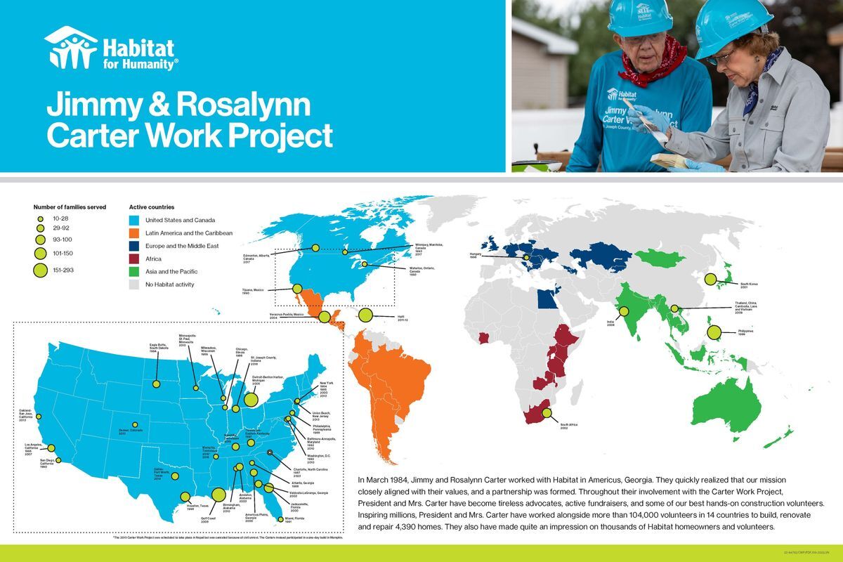 Honoring President Carter : Who We Are : Habitat for Humanity Metro ...