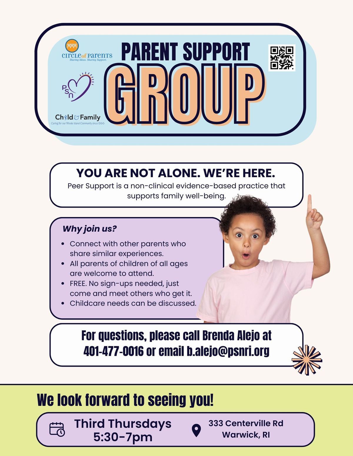 Support Groups : Resources : Parent Support Network of Rhode Island