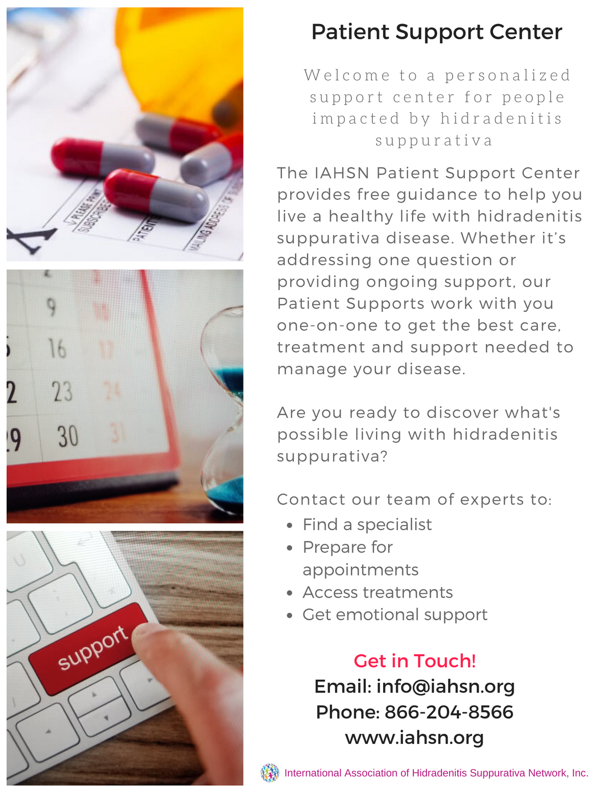 HS Patient Support Resources, International Association of Hidradenitis ...