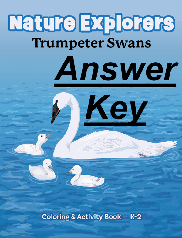 Swan Activity Books : Swan Information : The Trumpeter Swan Society