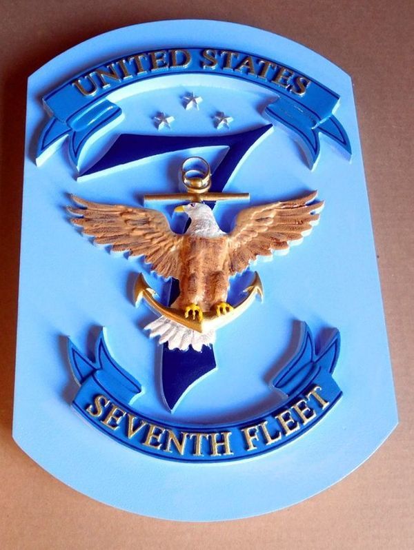 Military Carved Wood Plaques for Units & Individuals