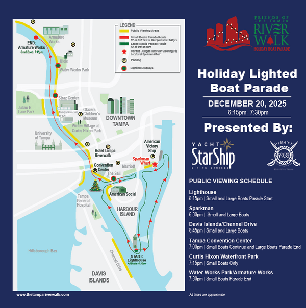 Holiday Lighted Boat Parade : Events : Friends of the Riverwalk