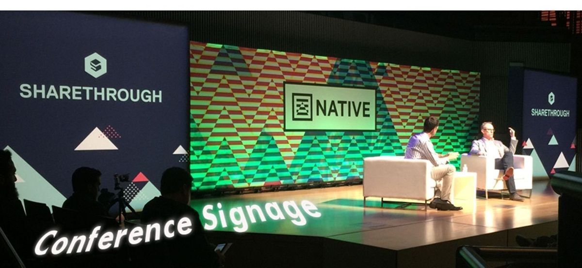 Conference Signage : Products & Services : Copymat Digibranch