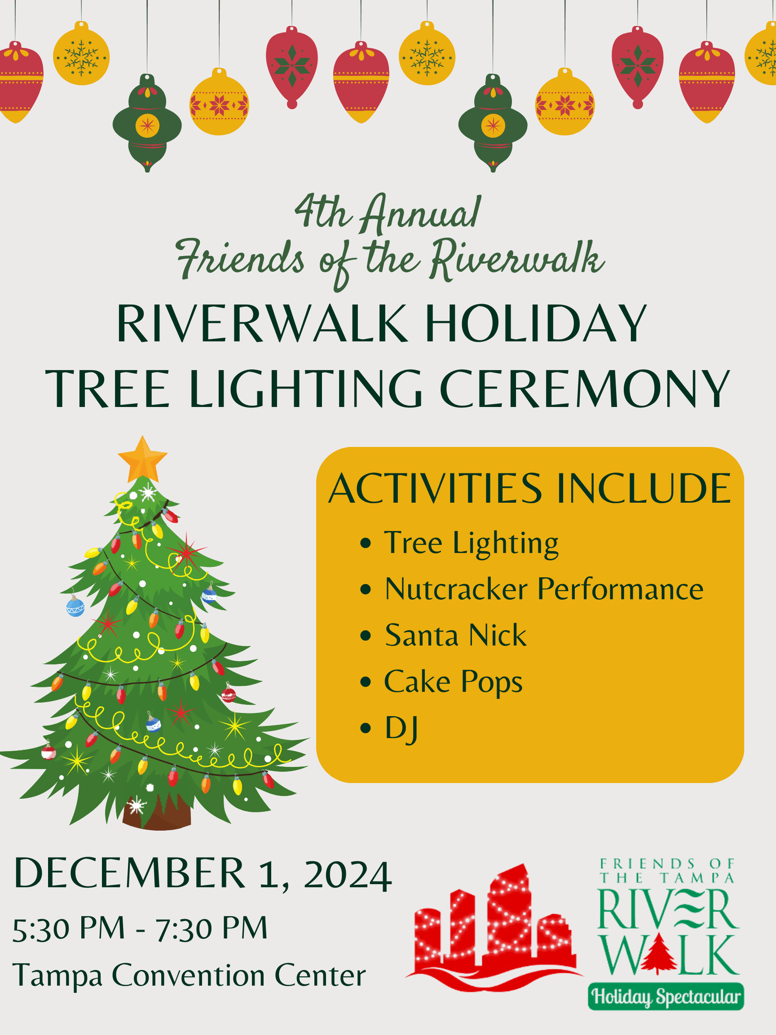 Riverwalk Tree Lighting : Events : Friends of the Riverwalk