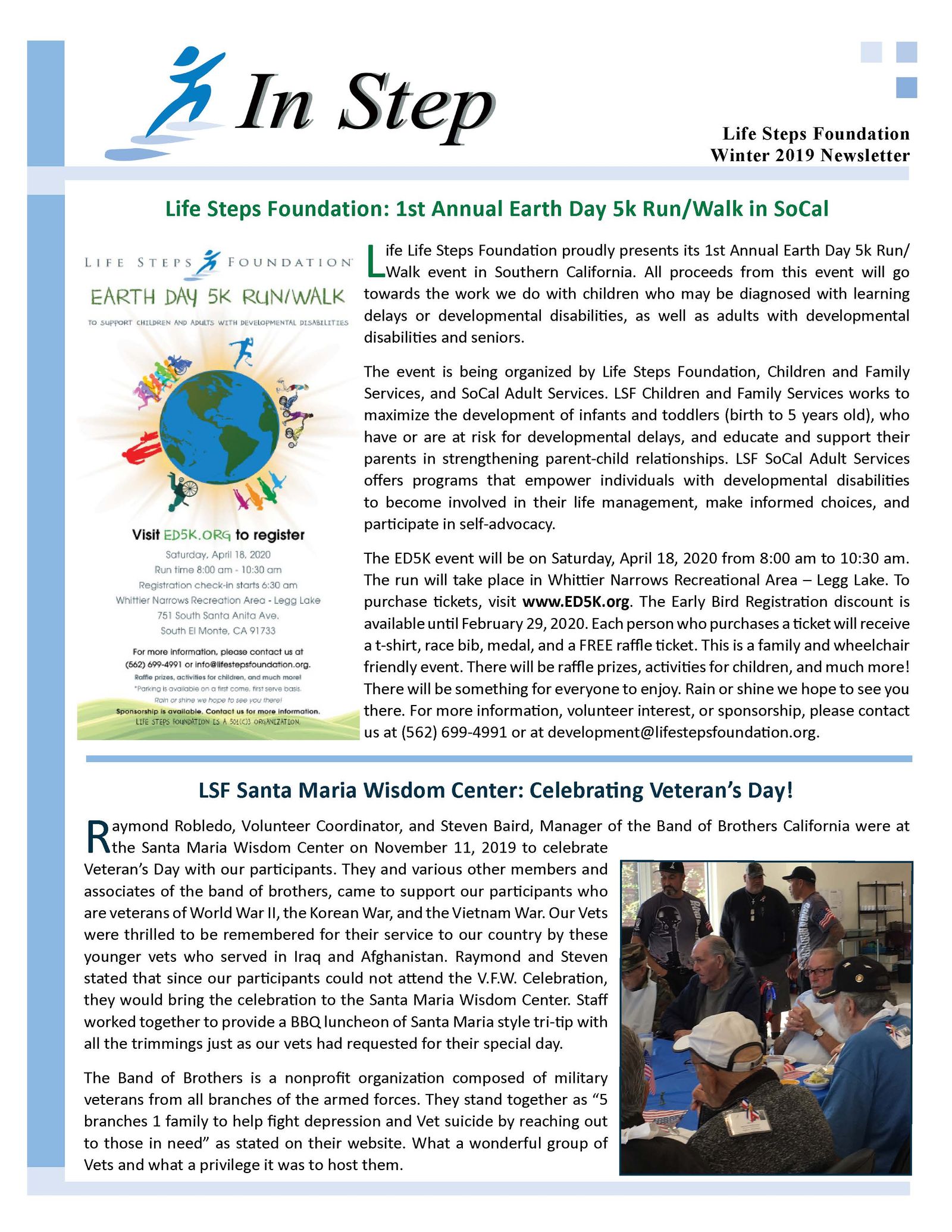 Life Steps Foundation Group Newsletter