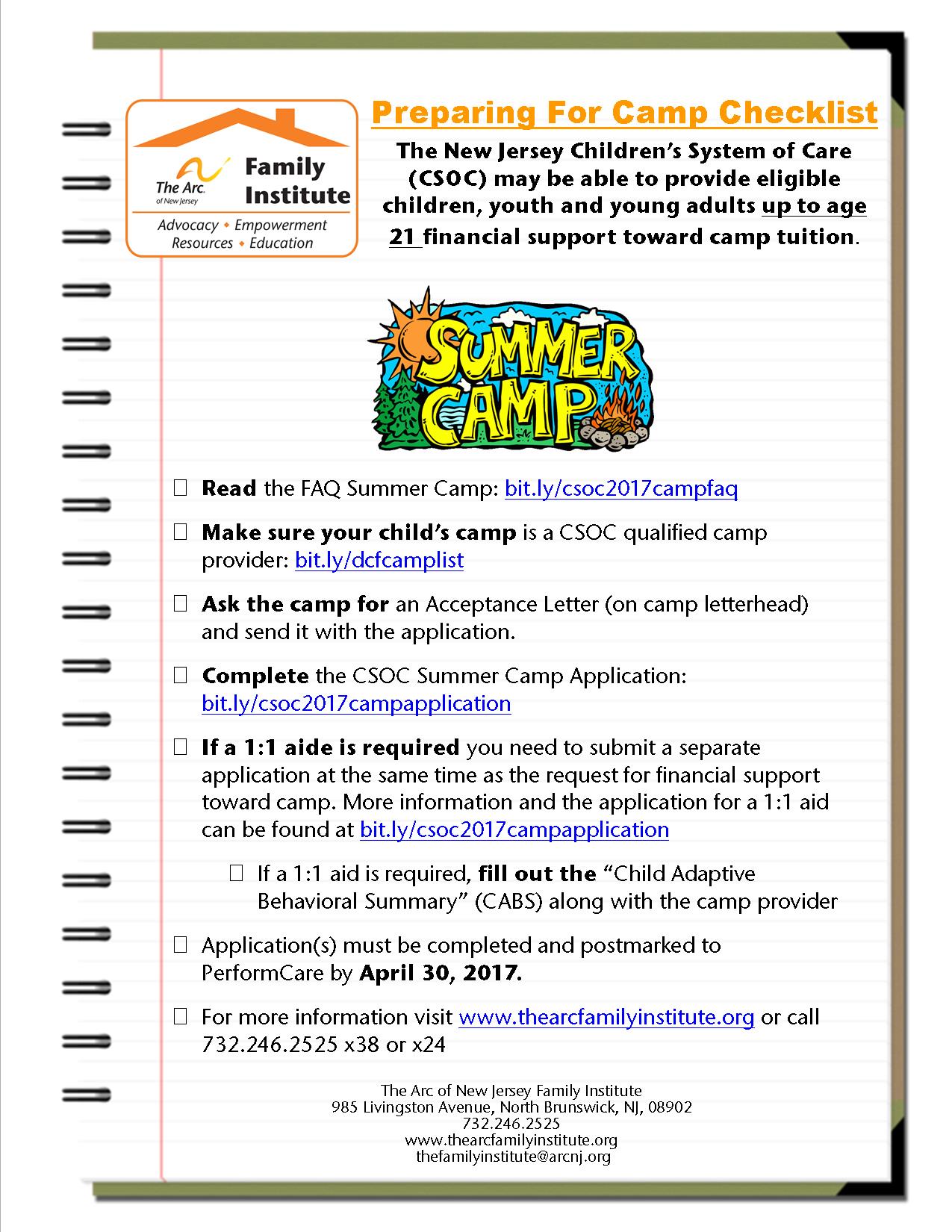 Summer Camp Application Template - prntbl.concejomunicipaldechinu.gov.co