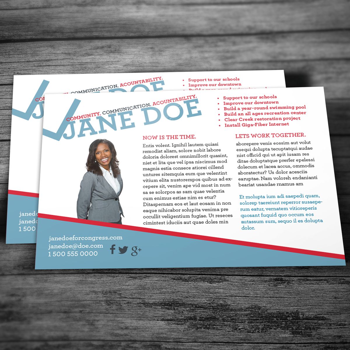 Political Postcards | Political Mailers | Custom Postcards | Custom ...