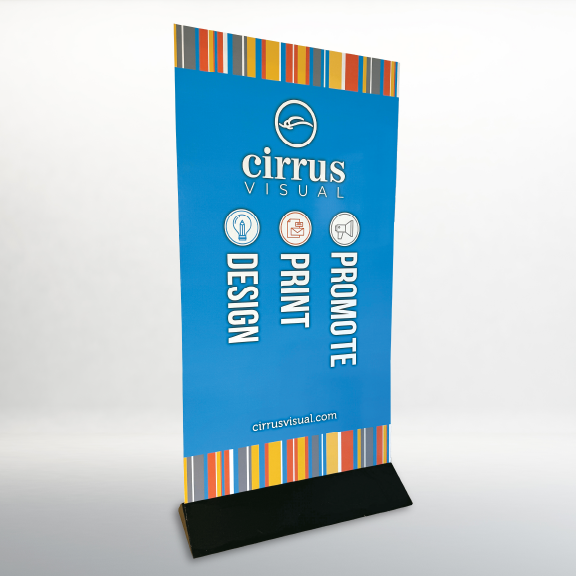 Recyclable Cardboard Banner Stands | Eco Banner Stands | Cirrus Visual ...