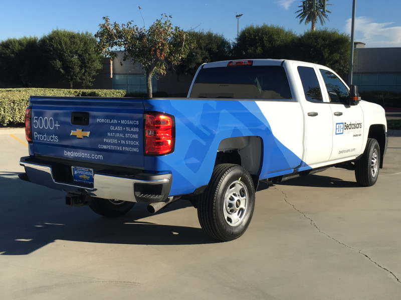 Partial Vehicle Wraps for Trucks Anaheim CA