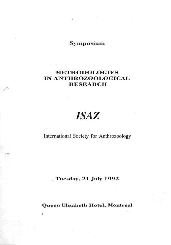 Past Conferences | International Society for Anthrozoology