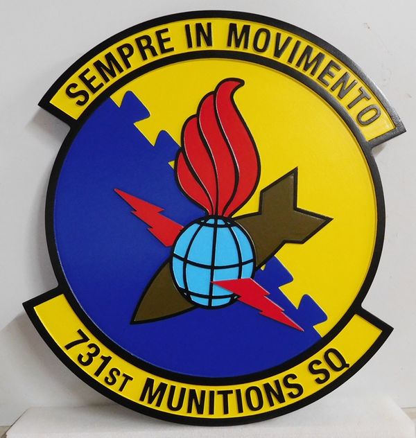 Military Carved Wood Plaques for Units & Individuals