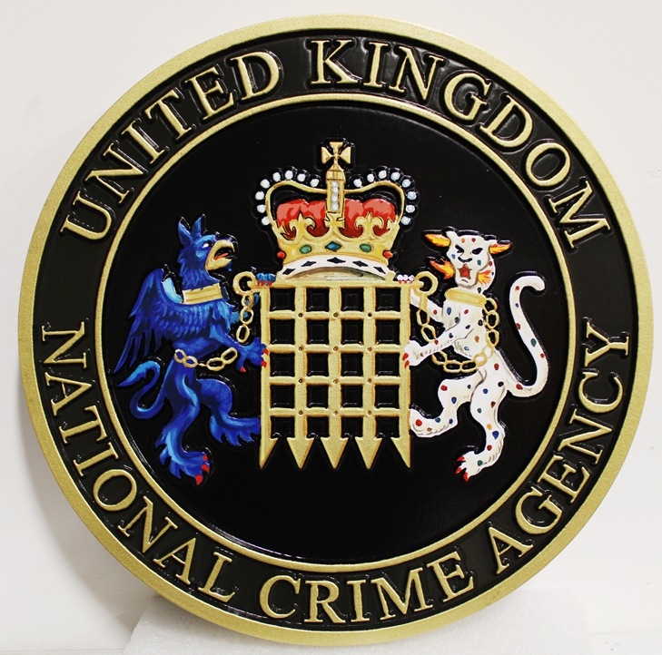 Carved 3-D Wood, Bronze, Brass, Silver or Painted Coat-of-Arms Plaques