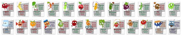 Eat Your Colors Nutrition Education | Food Fun Facts | Descon