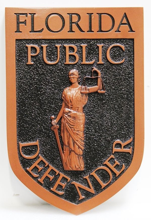 Carved 3D Bronze, Brass, Silver, Wood or Painted Court Plaques