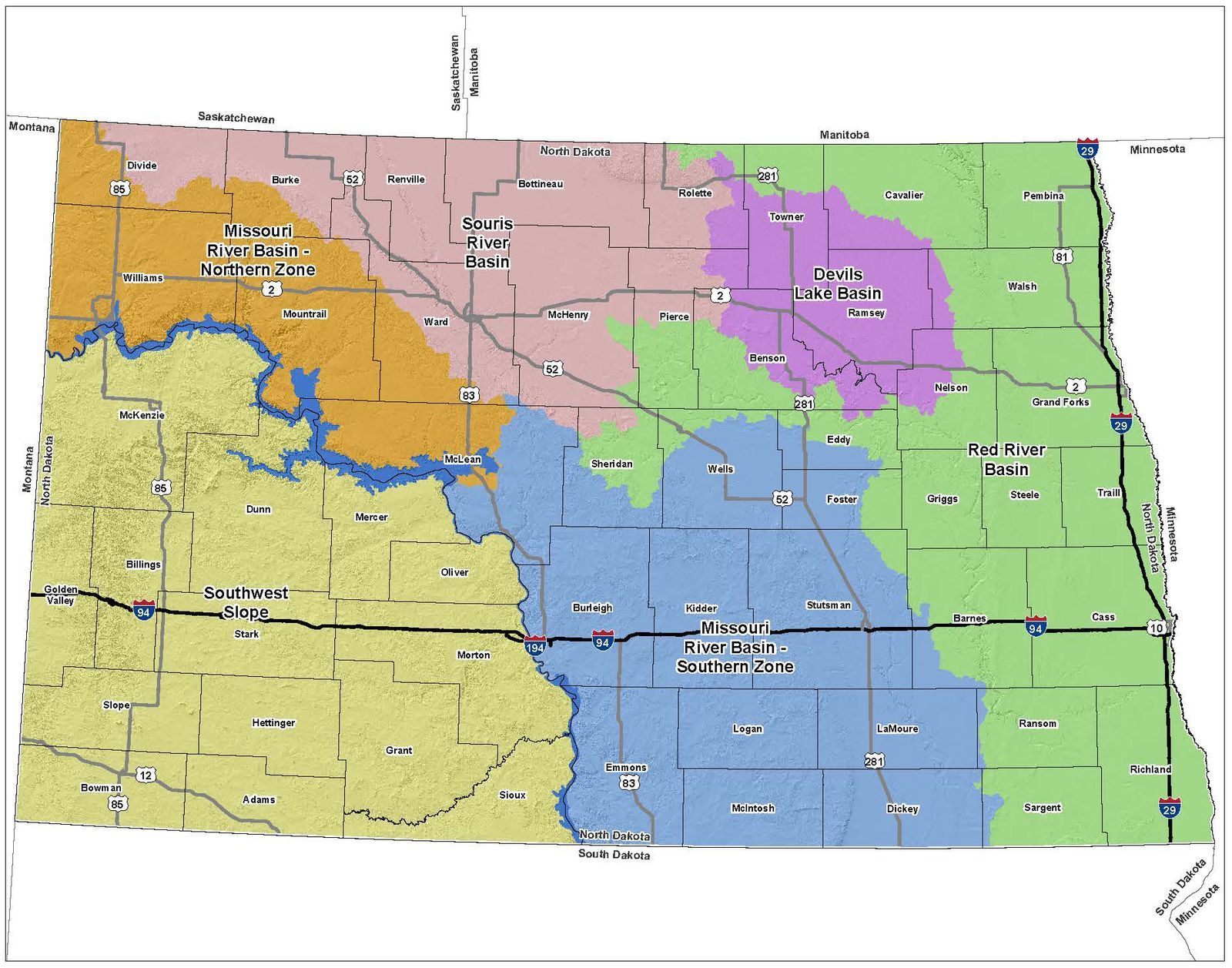 Regional Service Areas : How It Works : North Dakota Agricultural ...