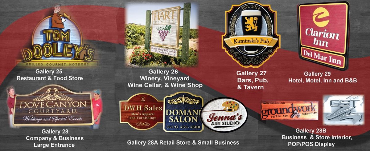 Carved Business Signs, Custom Commercial Signs, Hand-Carved Residence ...