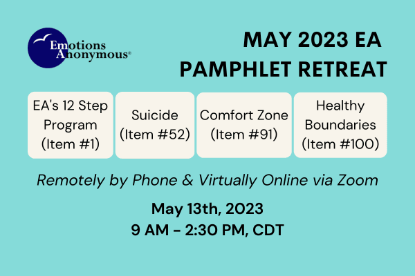 Emotions Anonymous 12 Step Program of recovery