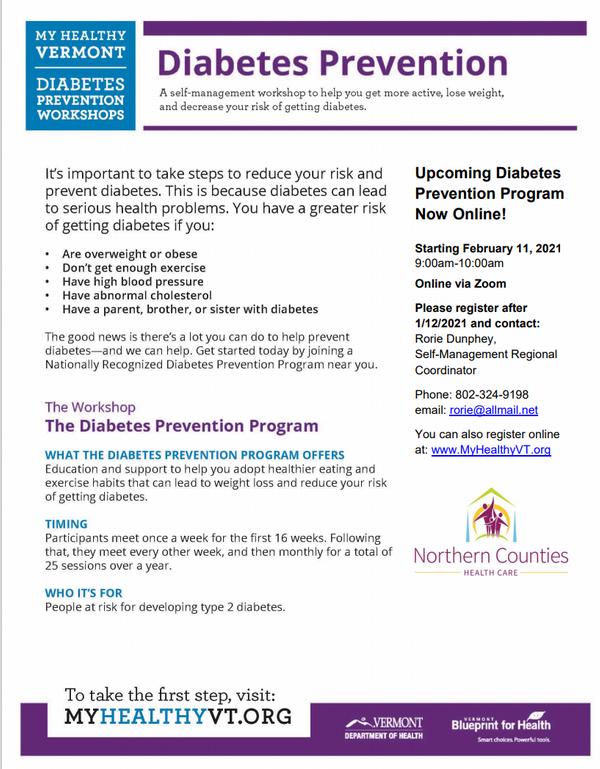 Diabetes prevention program : Blog : News & Events : United Way of ...