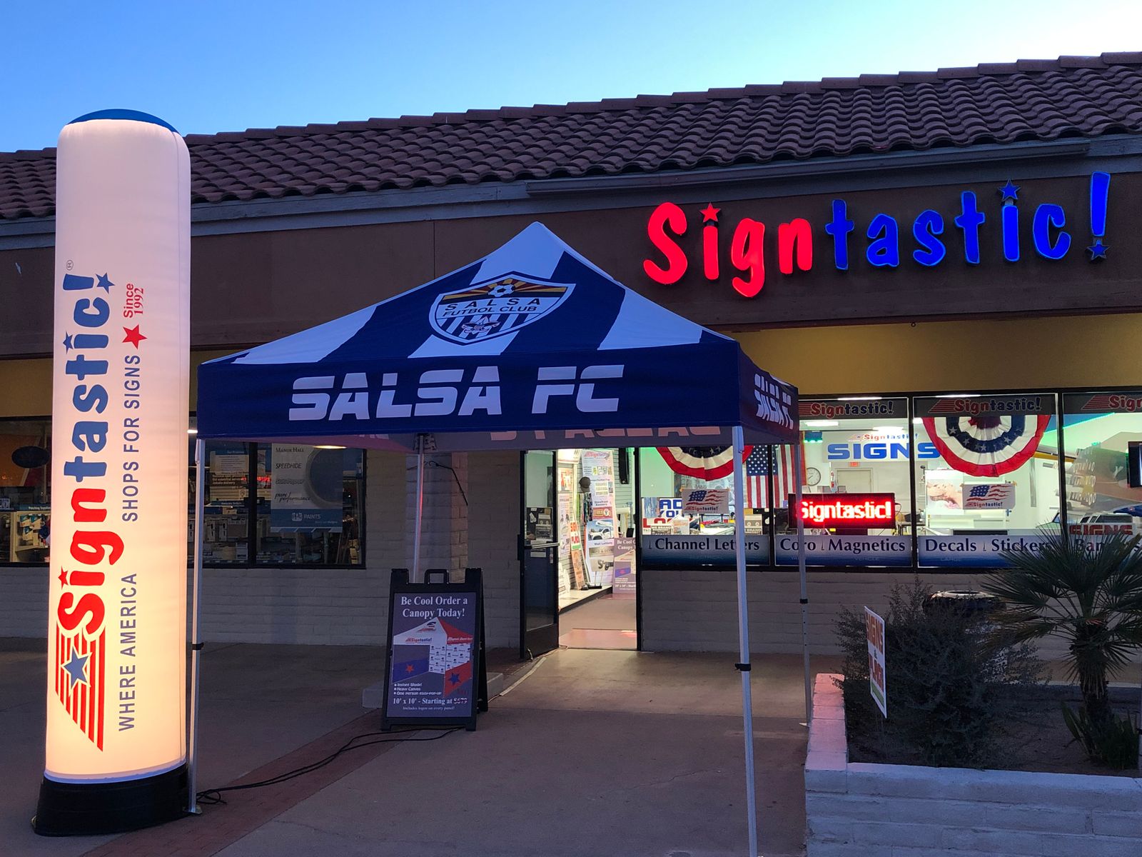 inflatable marketing advertising signs led