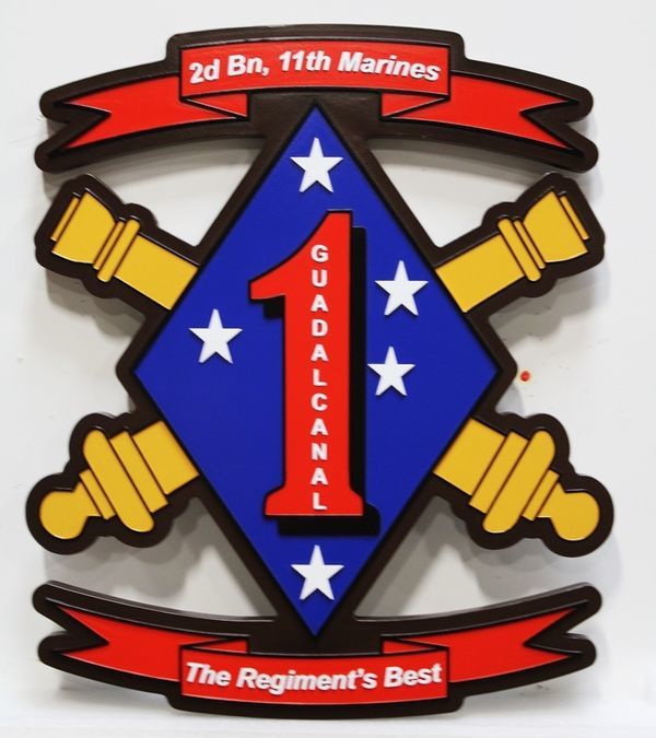 3D Painted, Wood, Bronze, Brass, Silver Marine Corps Plaques