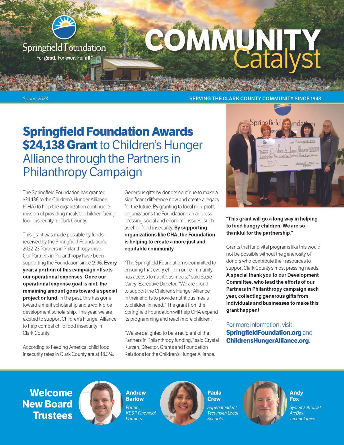 Print : Publications : The Springfield Foundation