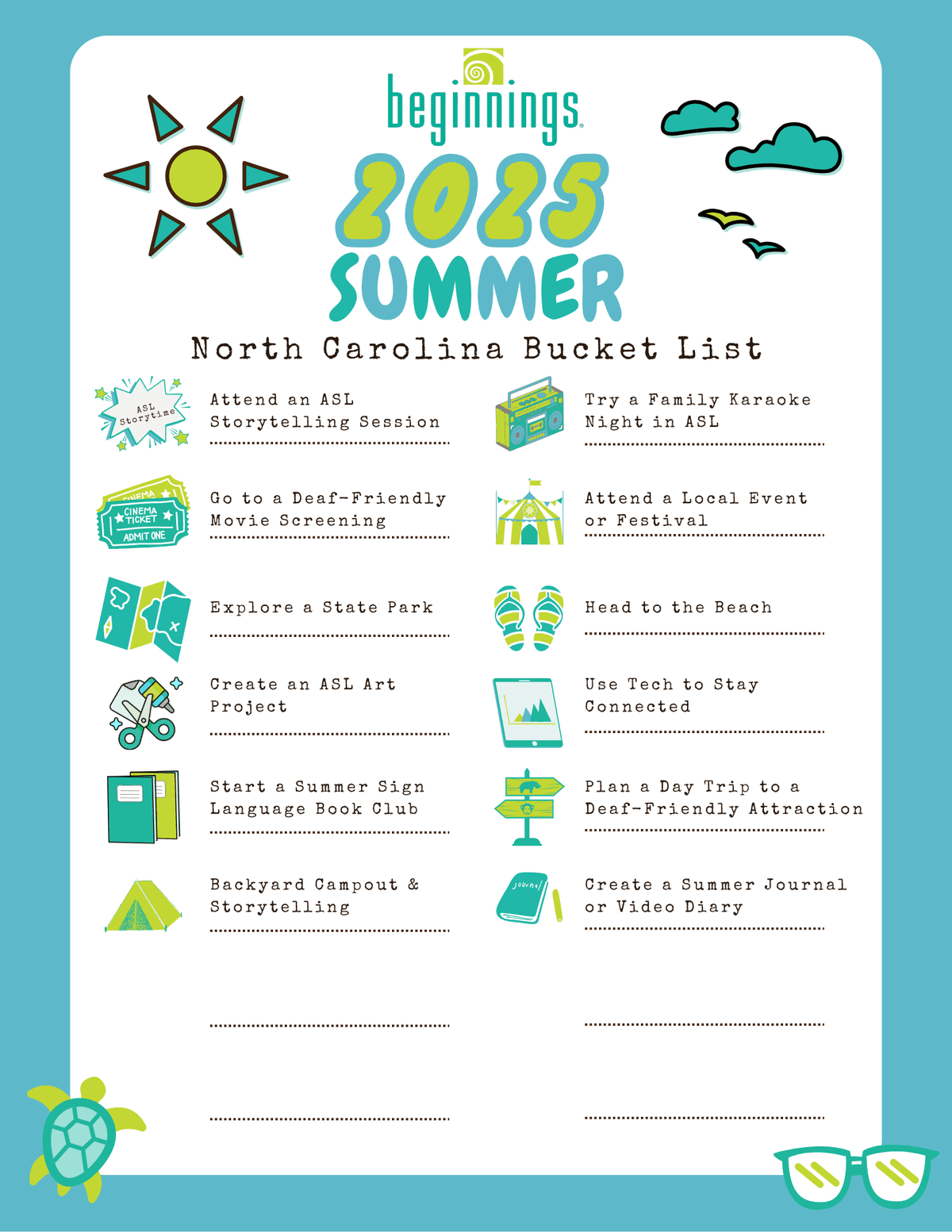 A Summer Bucket List for Families with DHH Children