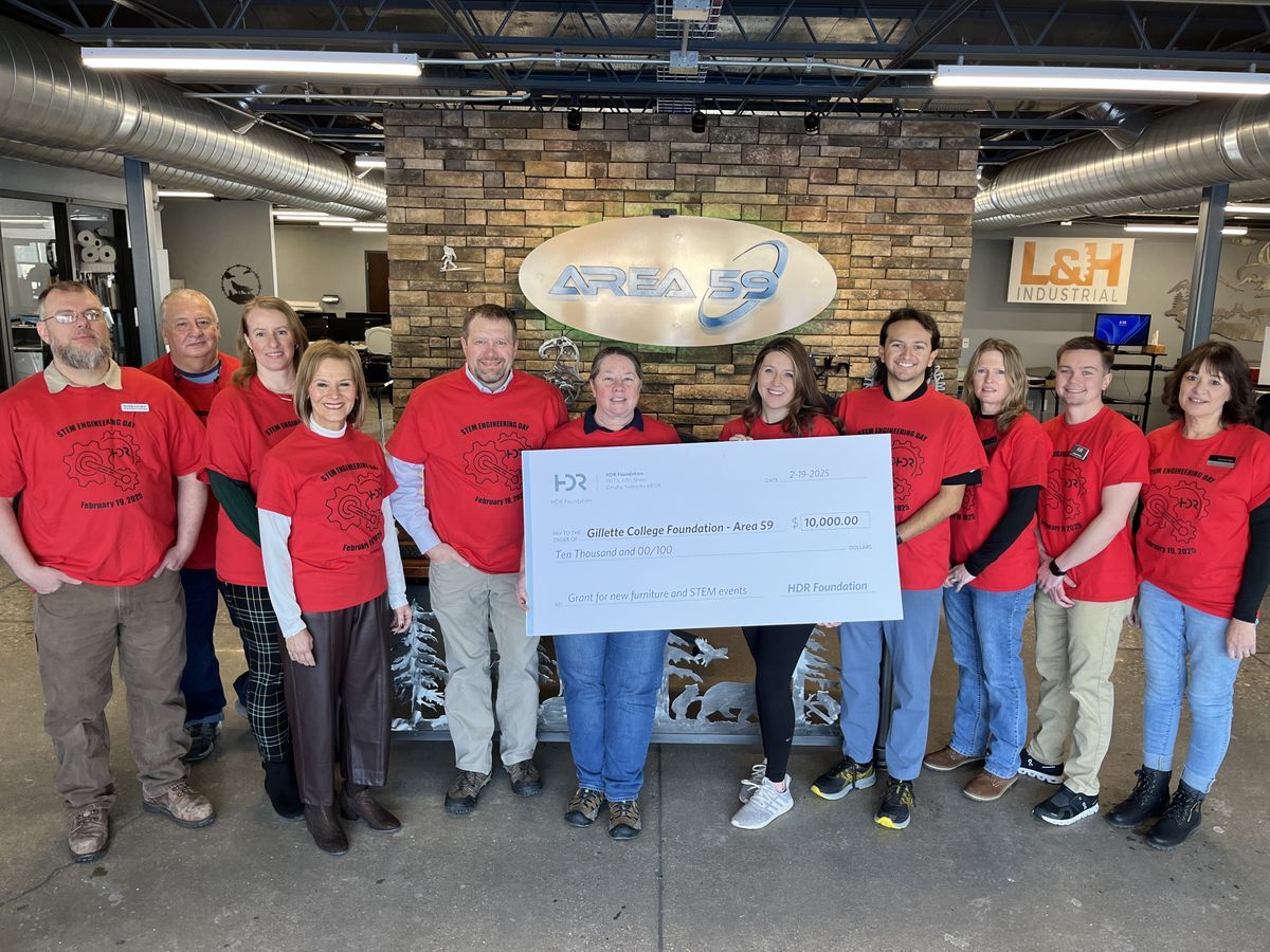 2025 HDR Engineering Donation : News & Events : Gillette College Foundation
