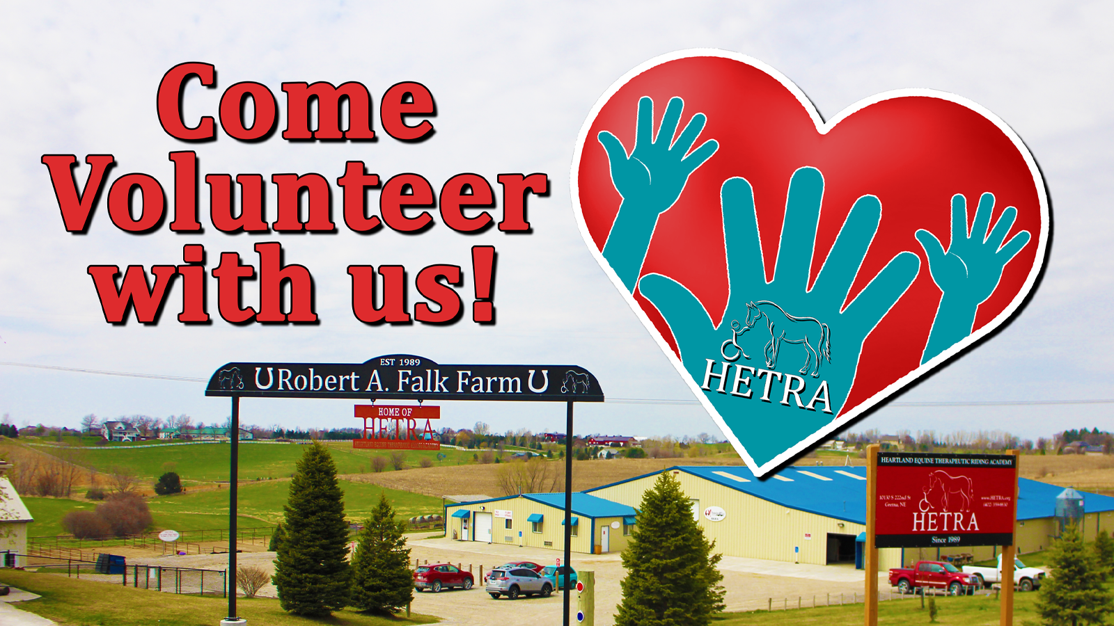 Volunteer with HETRA in Gretna, NE