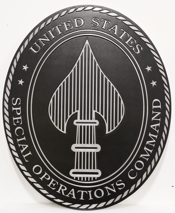 3D Painted, Wood, Bronze, Brass, Silver Army Plaques